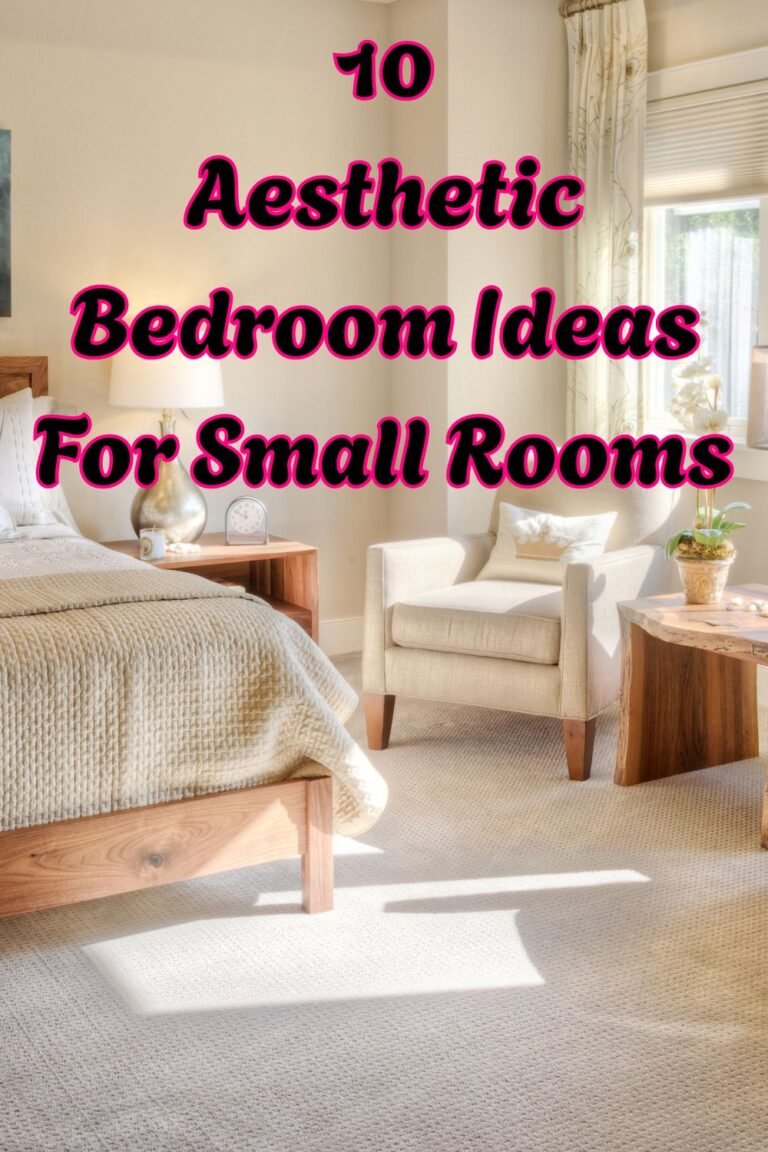 10 Amazing Aesthetic Bedroom Ideas For Small Rooms